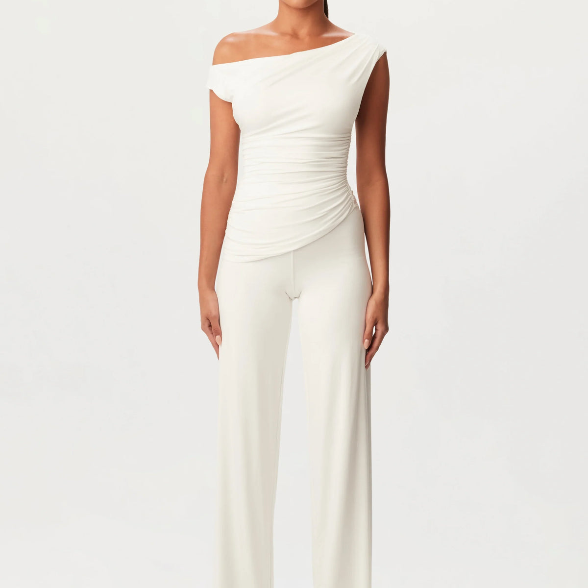 Ember Asymmetrical Set White – Emelia The Label